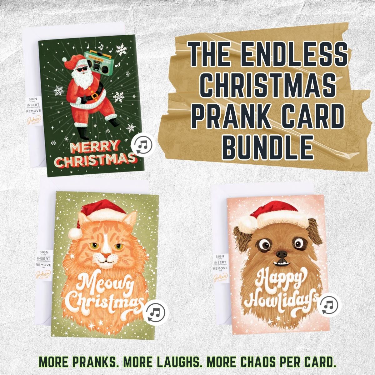 The Endless Christmas Card Prank Bundle – Shut Up and Take my MONEY