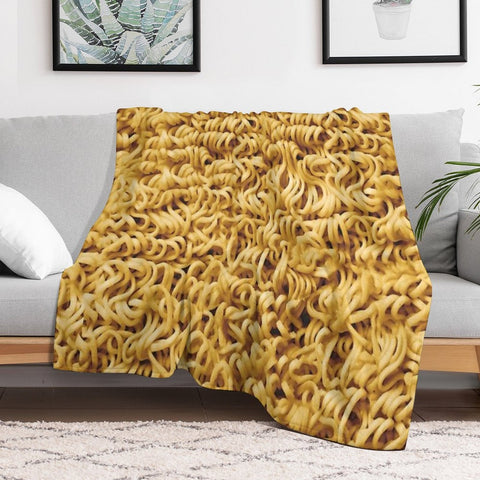 Seamless Ramen Noodle Pattern Throw Blanket – Shut Up and Take my MONEY