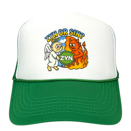 ZYN or Sin Print Custom Hat – Shut Up and Take my MONEY