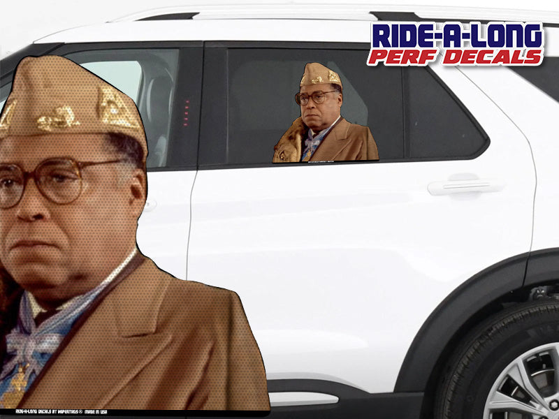 *NEW* King Jaffe *RIDE A LONG* Perforated Decal – Shut Up and Take my MONEY